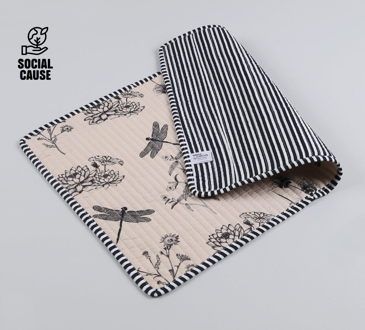 Buy Ghats Garden Quilted Table Mats Set of 6 Online | India Circus