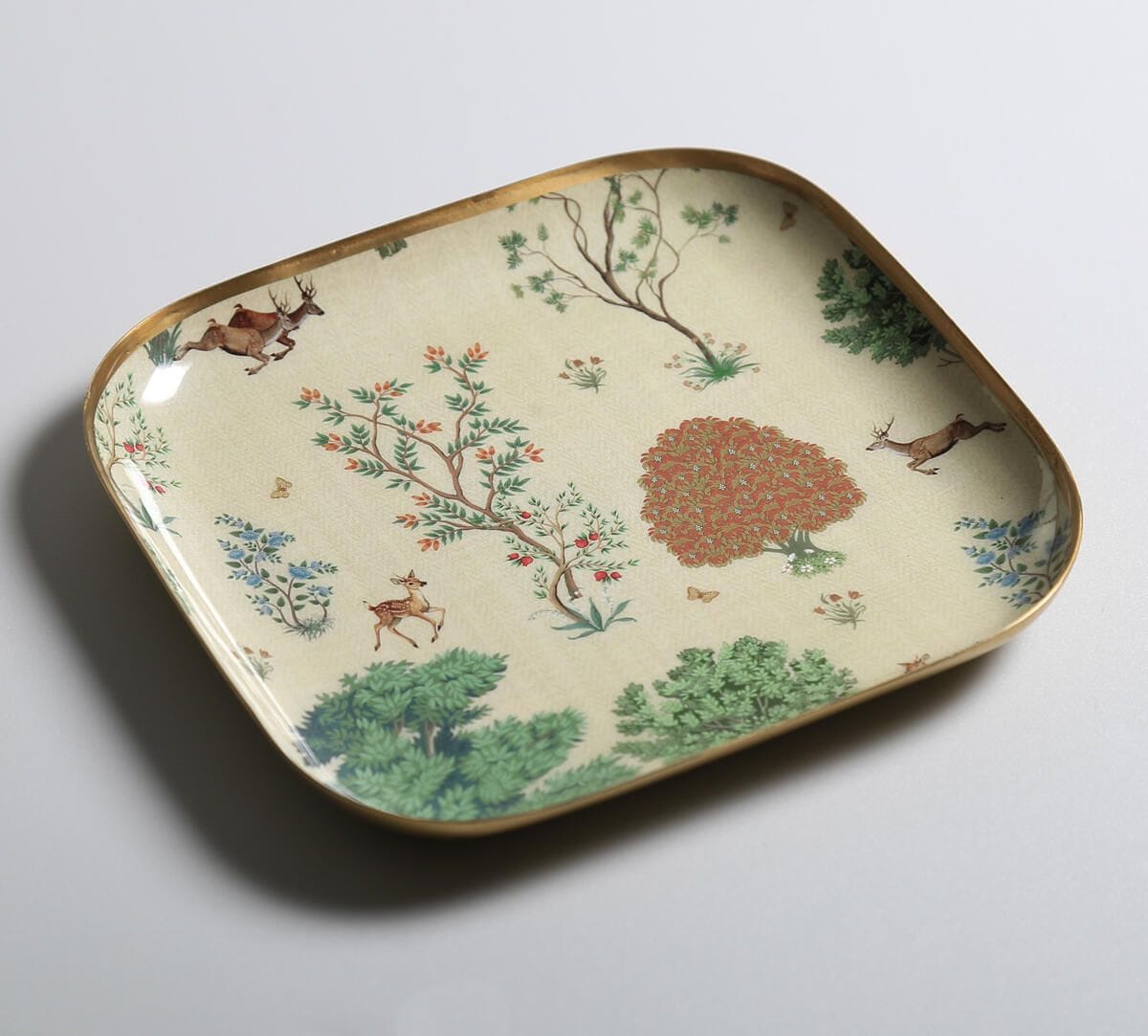 Buy Shifting Landcapes Square Platter Set Online | India Circus